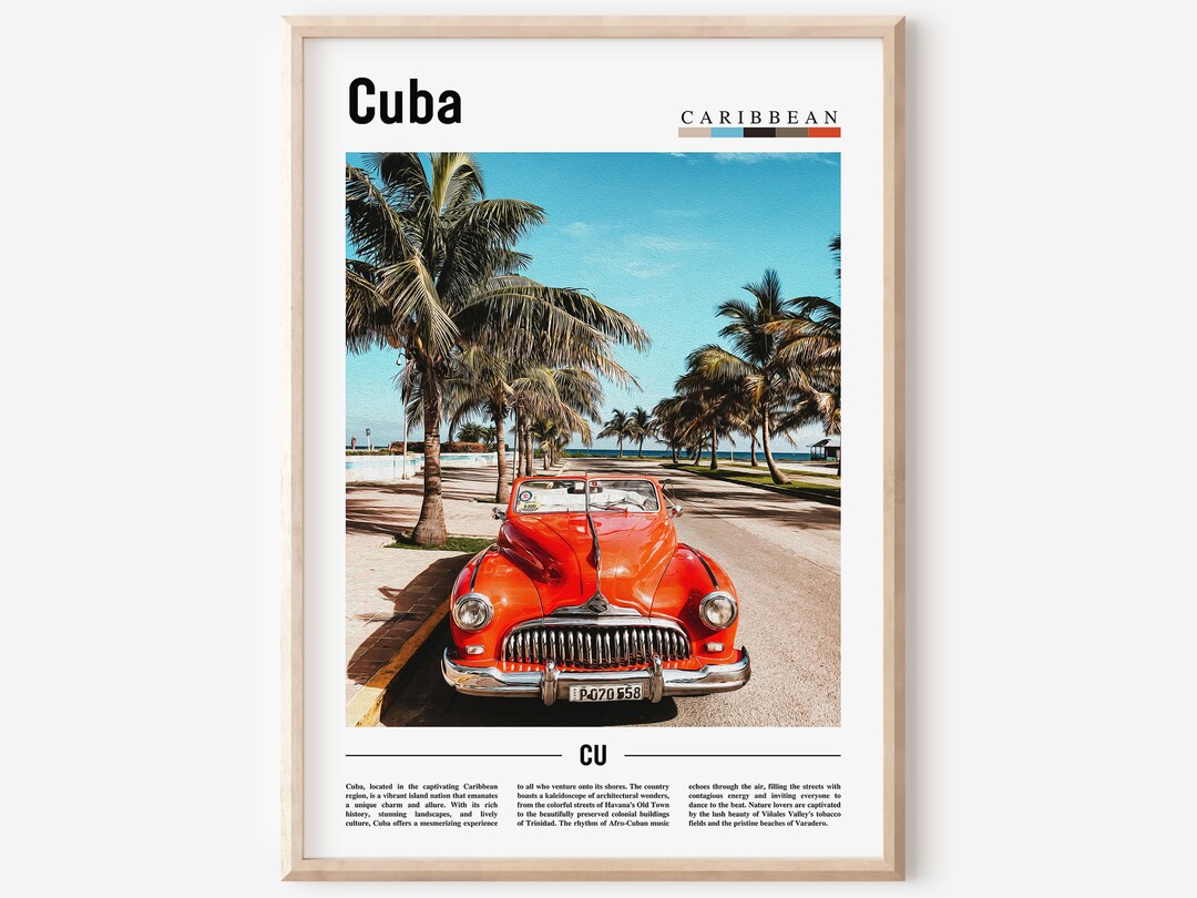 Cuba Poster, Cuba Print, Cuba Wall Art, Caribbean Photo, Caribbean ...