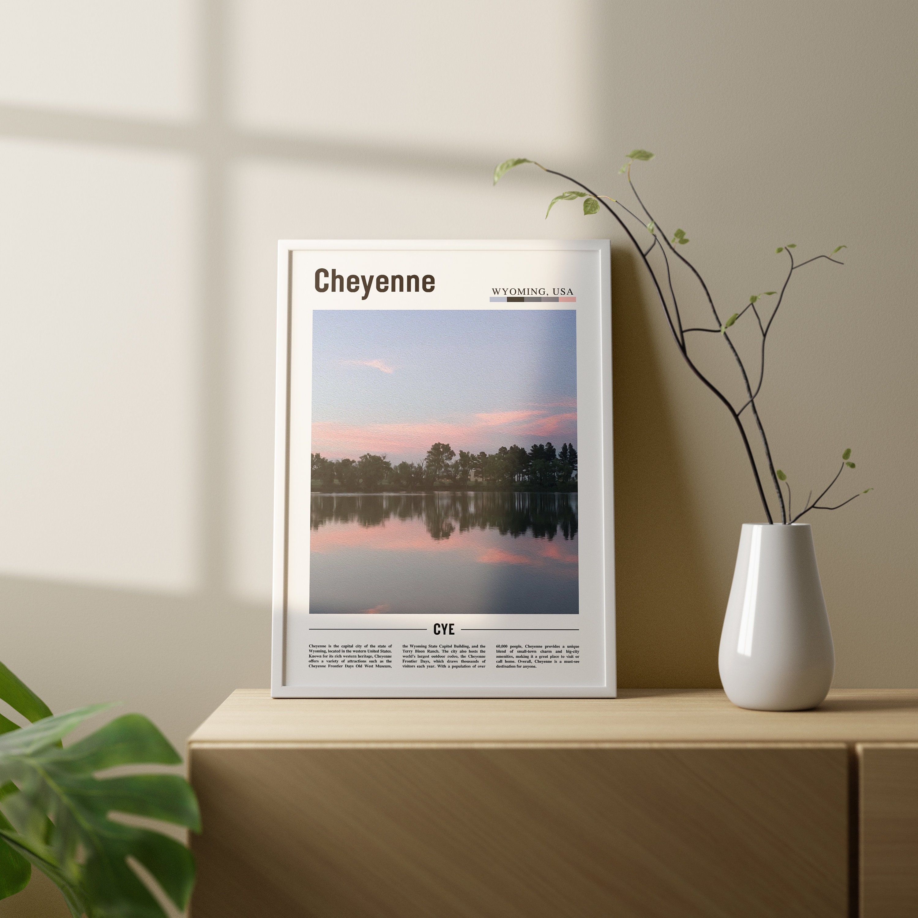 Cheyenne Poster Cheyenne Print Cheyenne Wall Art United - Etsy