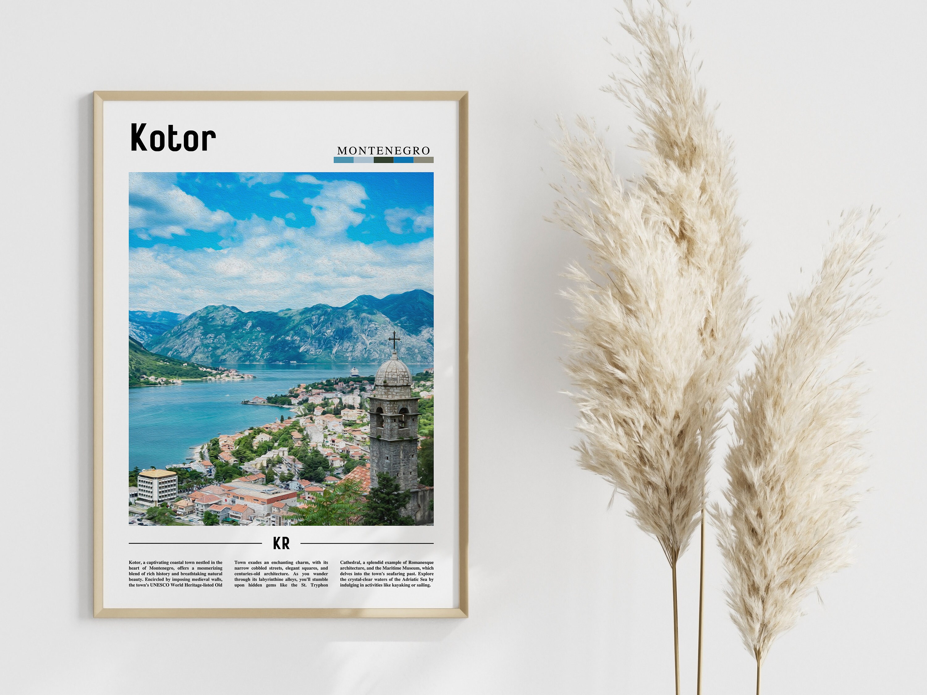Kotor Poster, Kotor Print, Kotor Wall Art, Europe Photo, Europe Poster ...