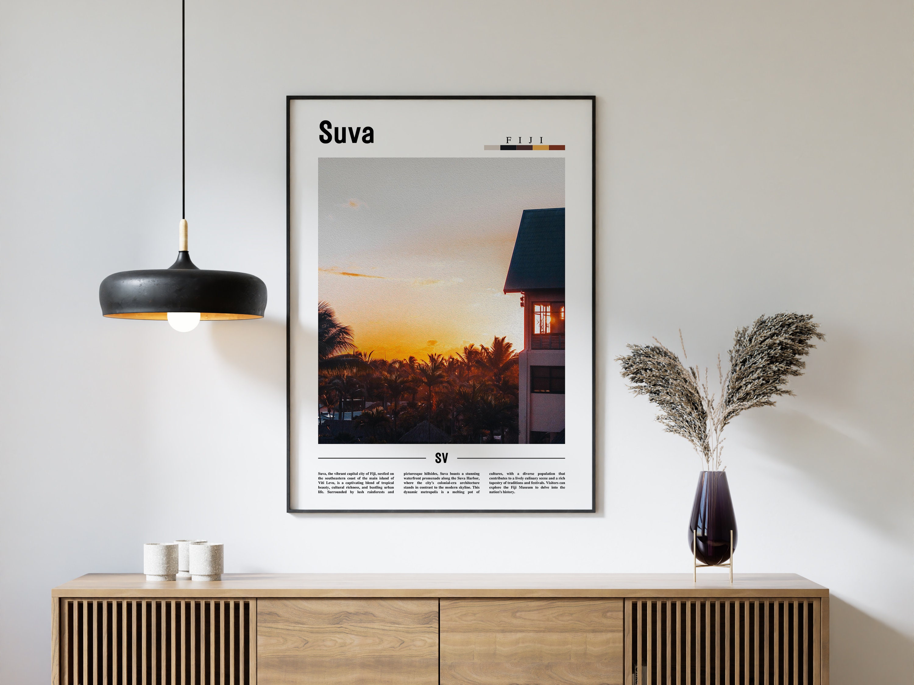 Suva Poster, Suva Print, Suva Wall Art, Minimal Travel Print, Travel ...