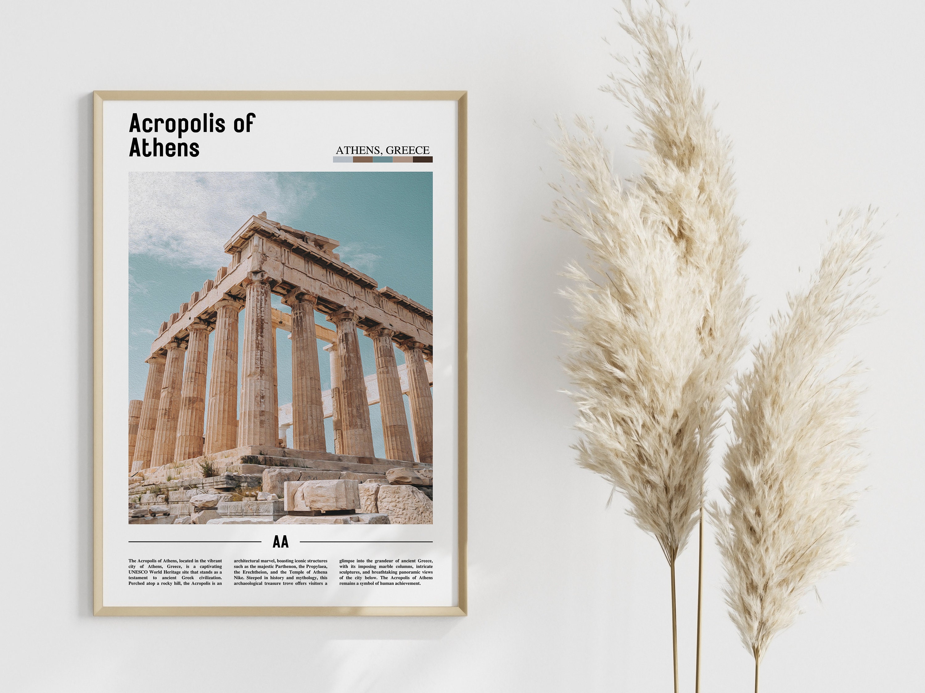 Acropolis of Athens Poster Acropolis of Athens Print - Etsy