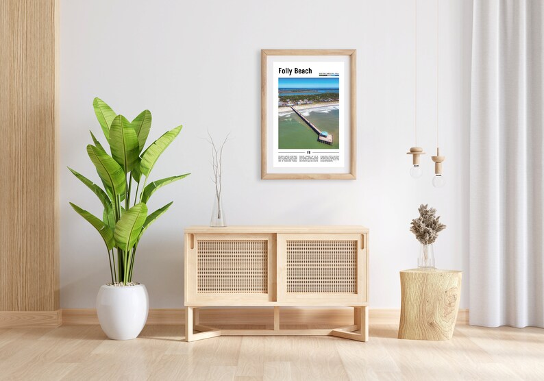 Folly Beach Print, Folly Beach Poster, Folly Beach Wall Art, Oil ...