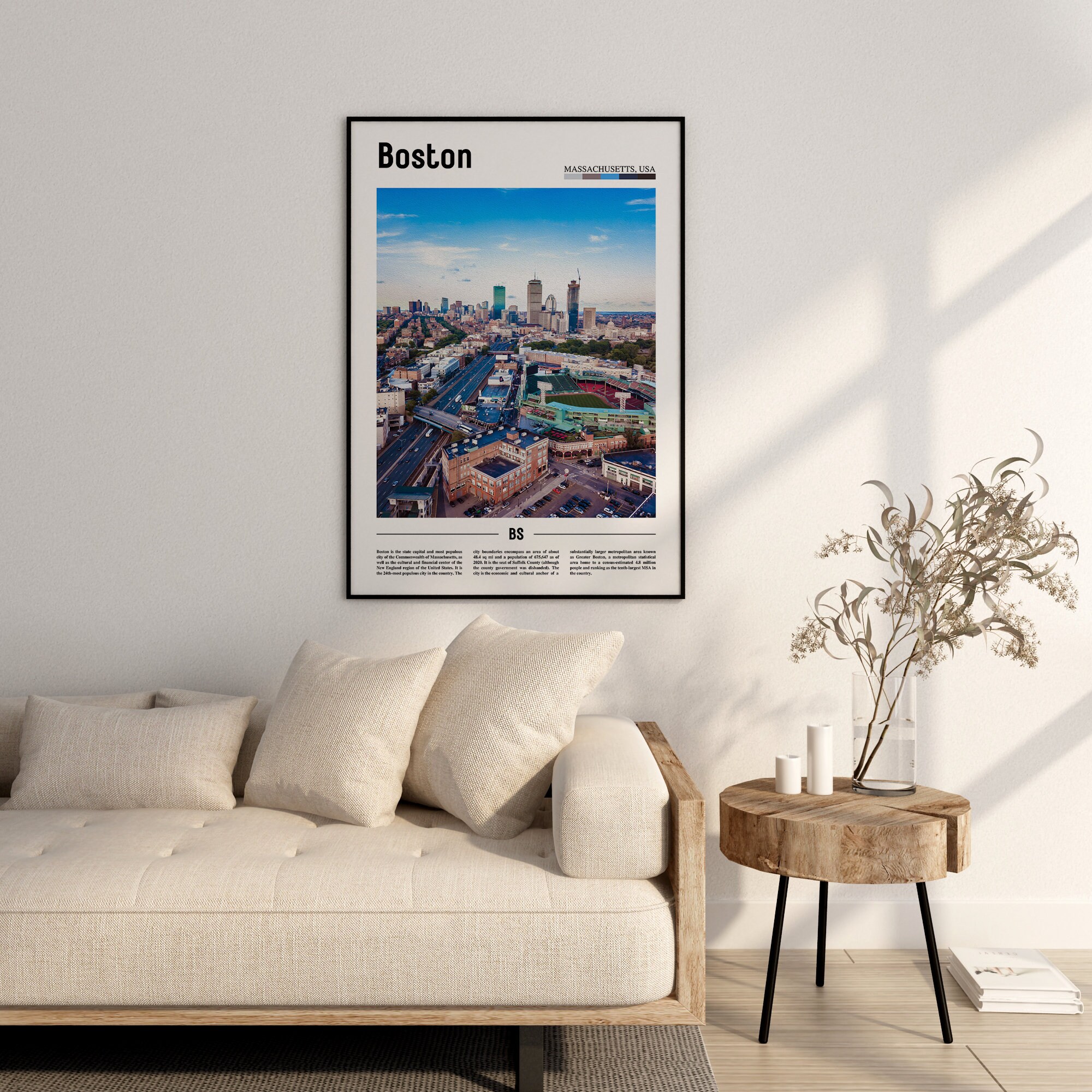 Boston Print, Boston Poster, Boston Wall Art, United States Photo ...