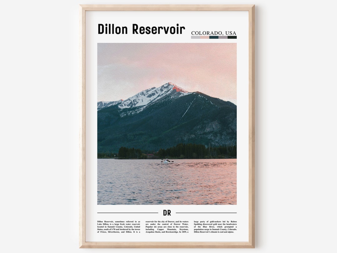 Dillon Reservoir Poster, Dillon Reservoir Print, Dillon Reservoir Wall ...