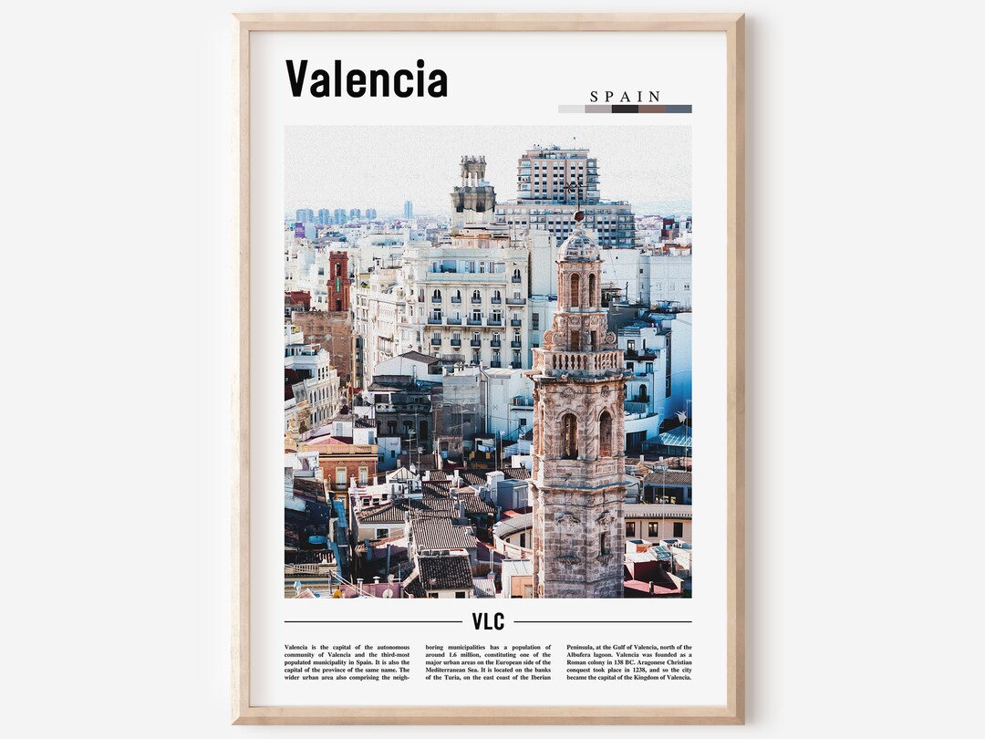 Valencia Poster, Valencia Print, Valencia Wall Art, Spain Photo, Spain ...