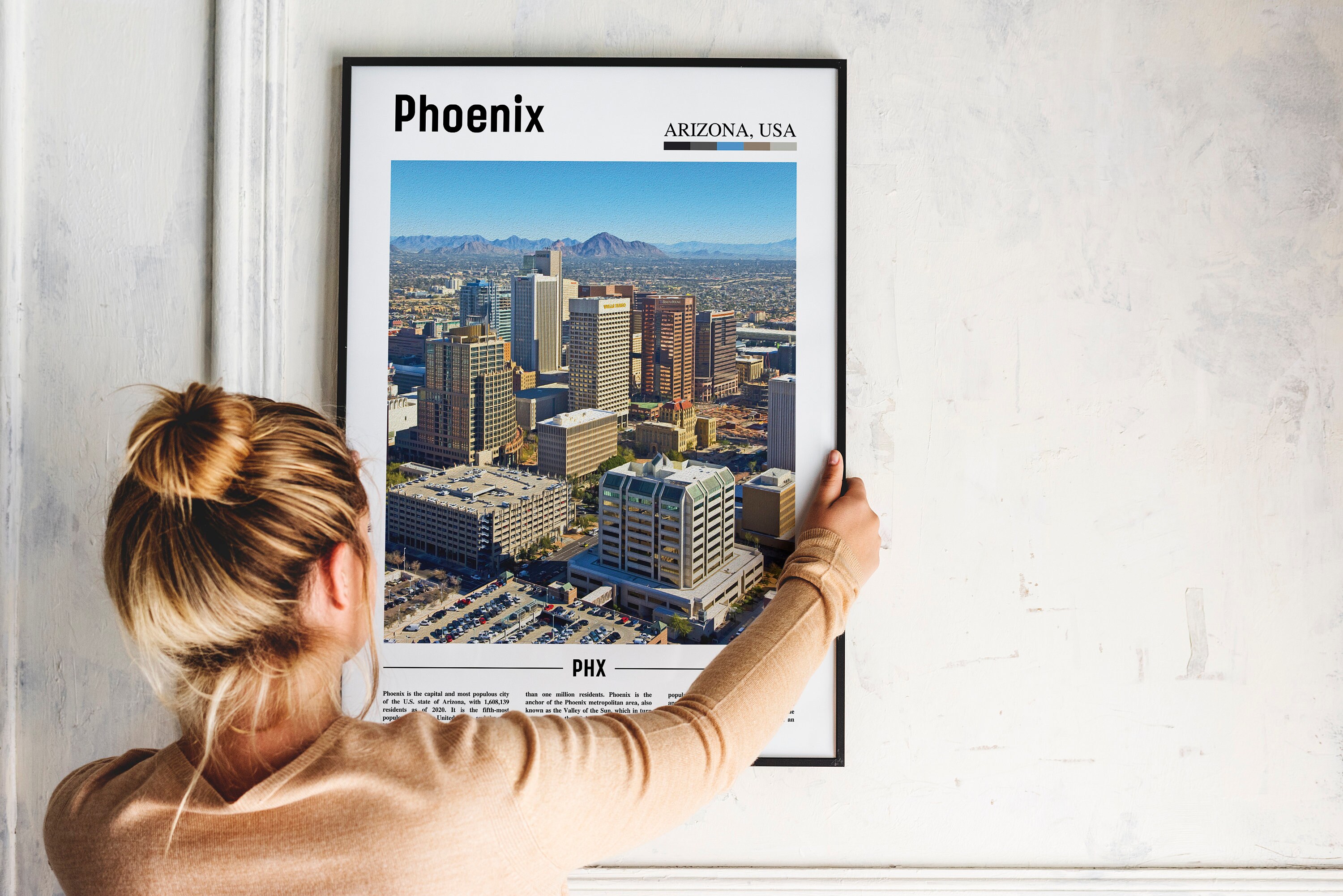 Phoenix Print, Phoenix Poster, Phoenix Wall Art, United States Photo ...