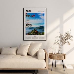 Davao Poster, Davao Print, Davao Wall Art, Asia Print, Asia Poster ...