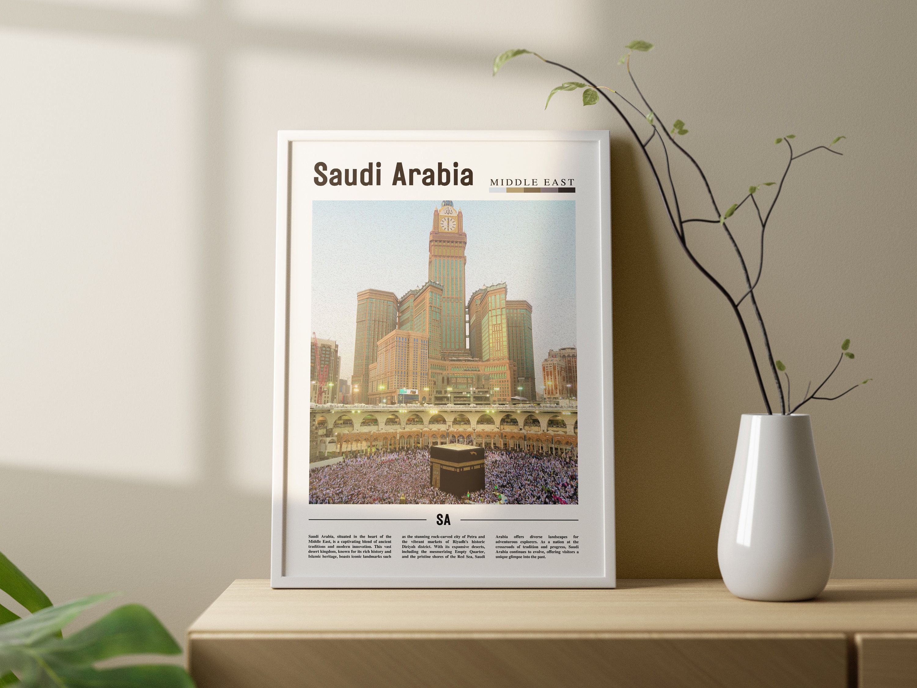 Saudi Arabia Poster Saudi Arabia Print Saudi Arabia Wall - Etsy