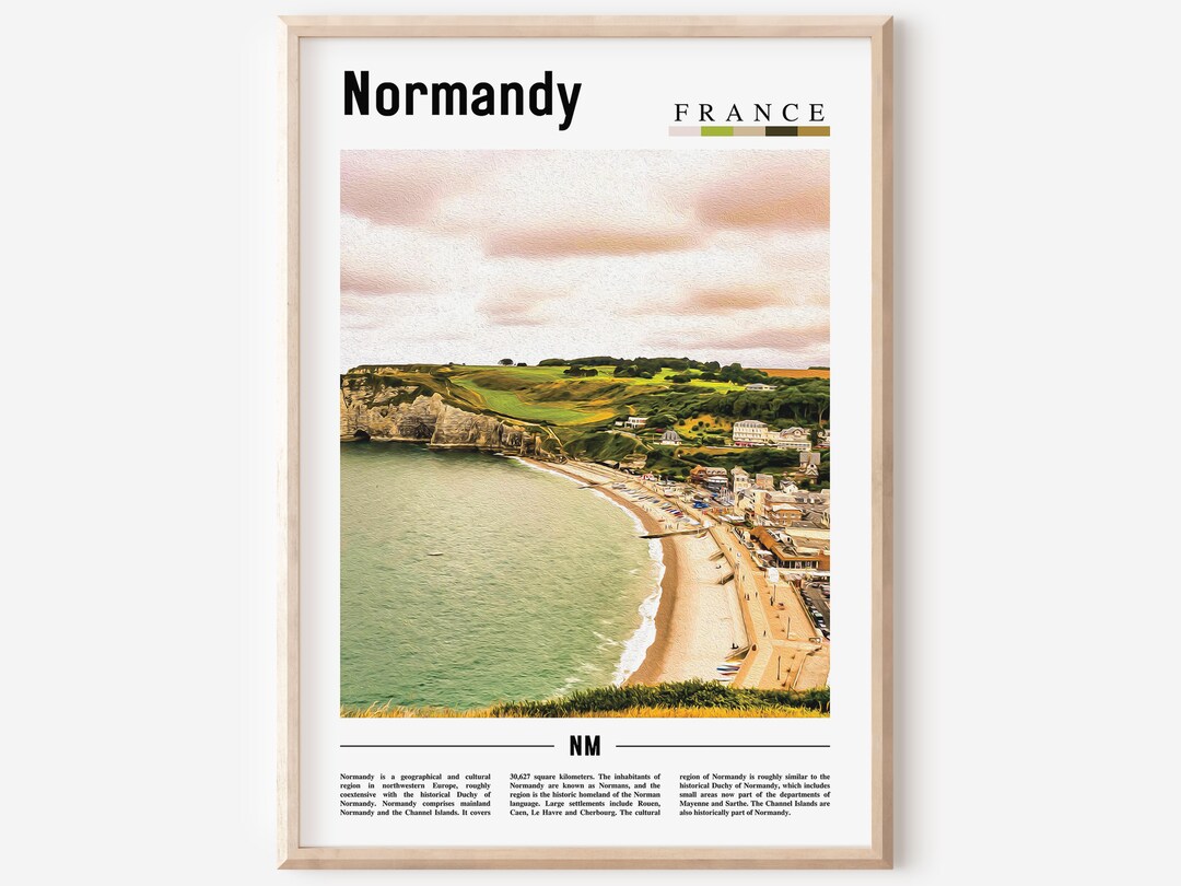 Normandy Print, Normandy Poster, Normandy Wall Art, France Photo ...
