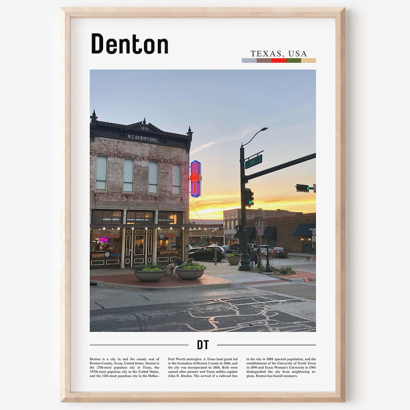 Denton Travel Wall - Etsy UK