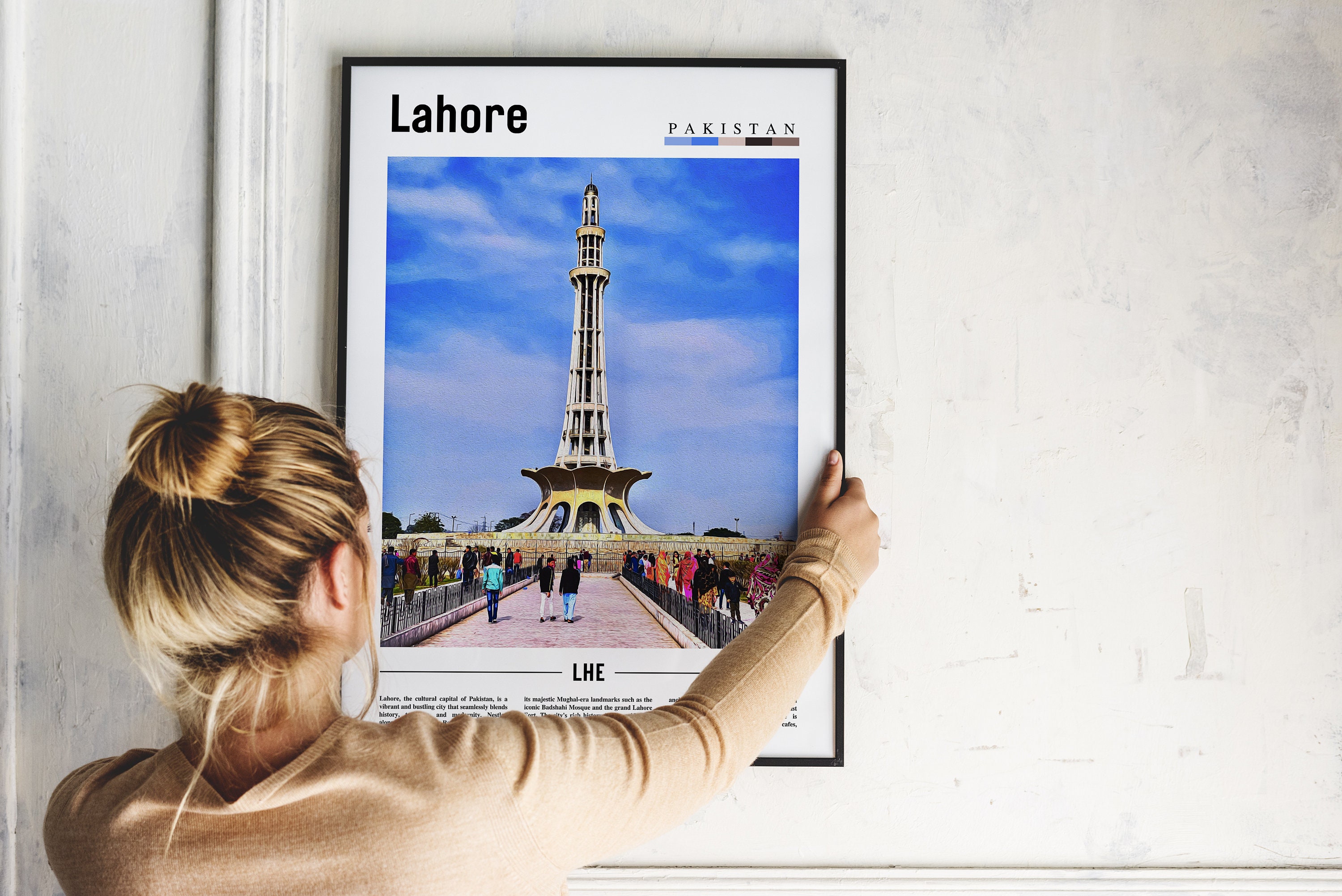 Lahore Poster, Lahore Print, Lahore Wall Art, Asia Print, Asia Poster ...