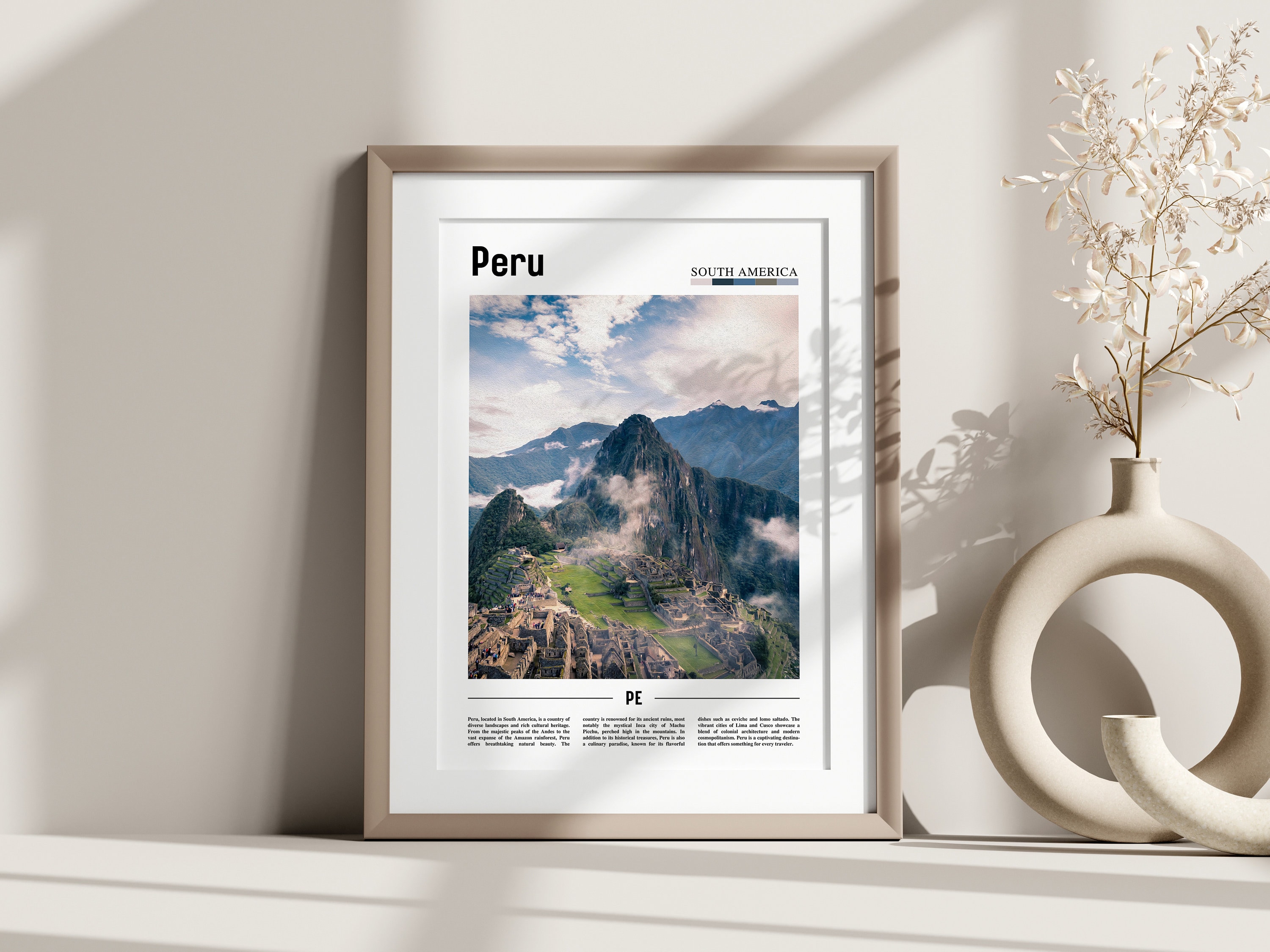 Peru Poster Peru Print Peru Wall Art South America Poster - Etsy