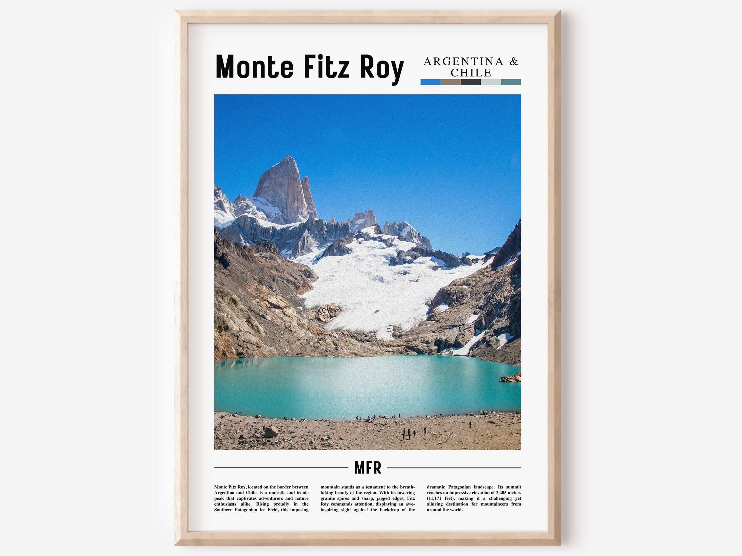 Monte Fitz Roy Poster, Monte Fitz Roy Print, Monte Fitz Roy Wall Art ...