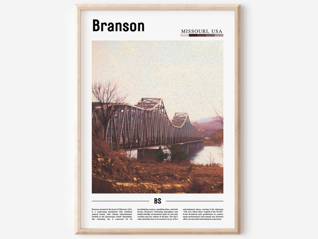 Branson Poster, Branson Print, Branson Wall Art, United States Photo ...