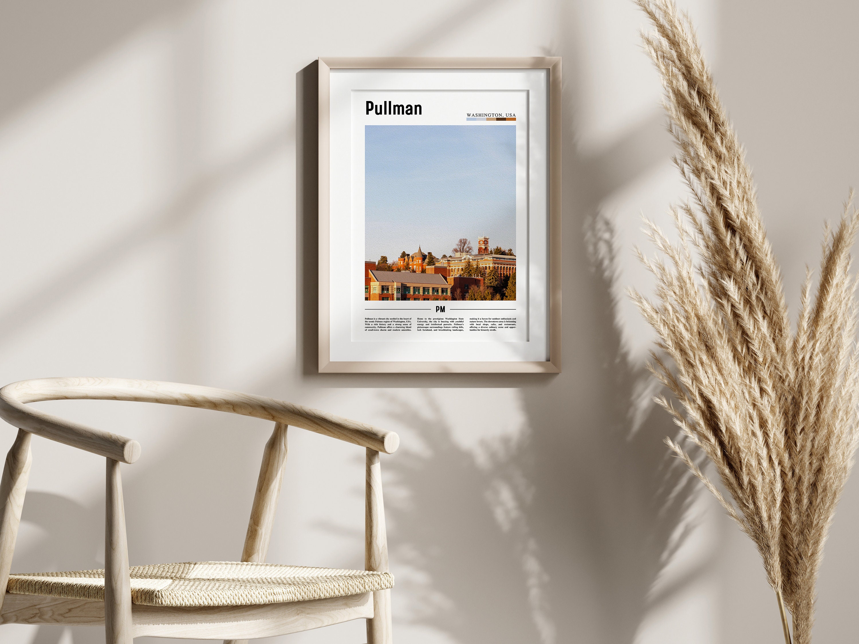 Pullman Poster, Pullman Print, Pullman Wall Art, United States Photo ...