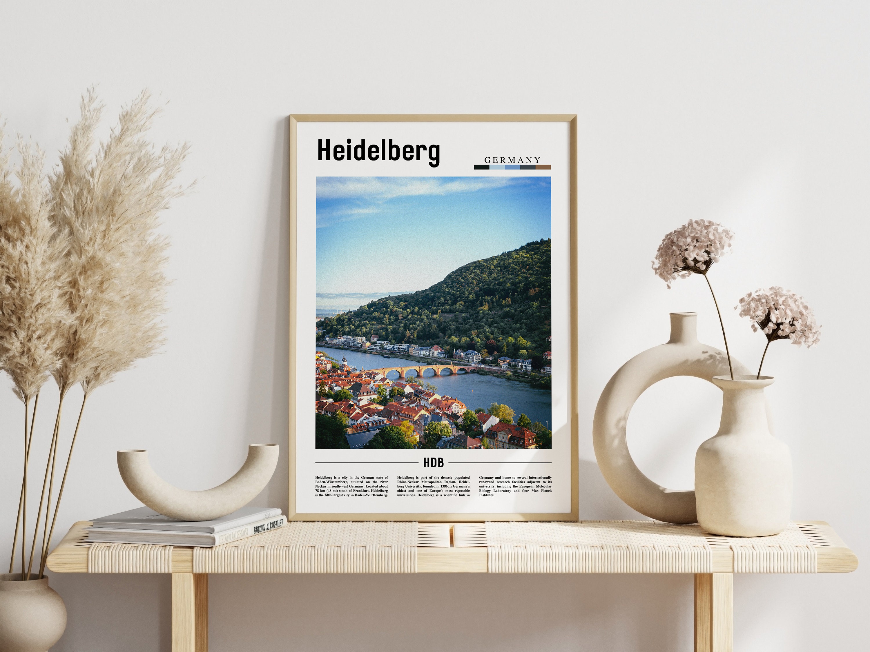 Heidelberg Print, Heidelberg Poster, Heidelberg Wall Art, Europe Photo ...