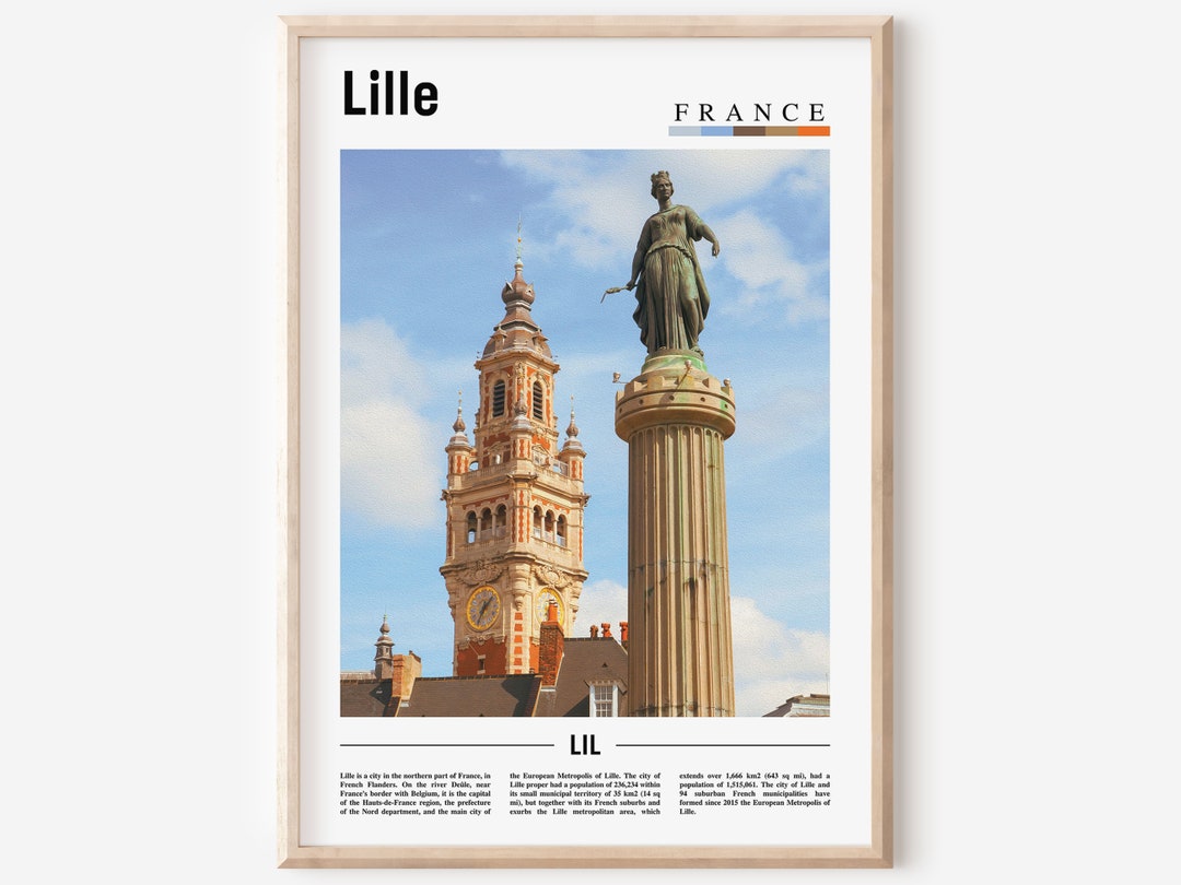 Lille Print, Lille Poster, Lille Wall Art, France Photo, France Poster ...