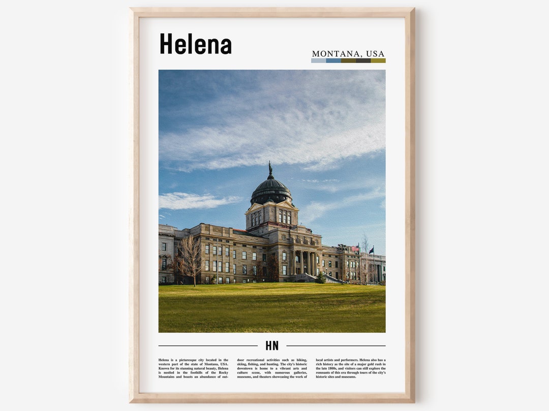 Helena Poster, Helena Print, Helena Wall Art, United States Photo ...