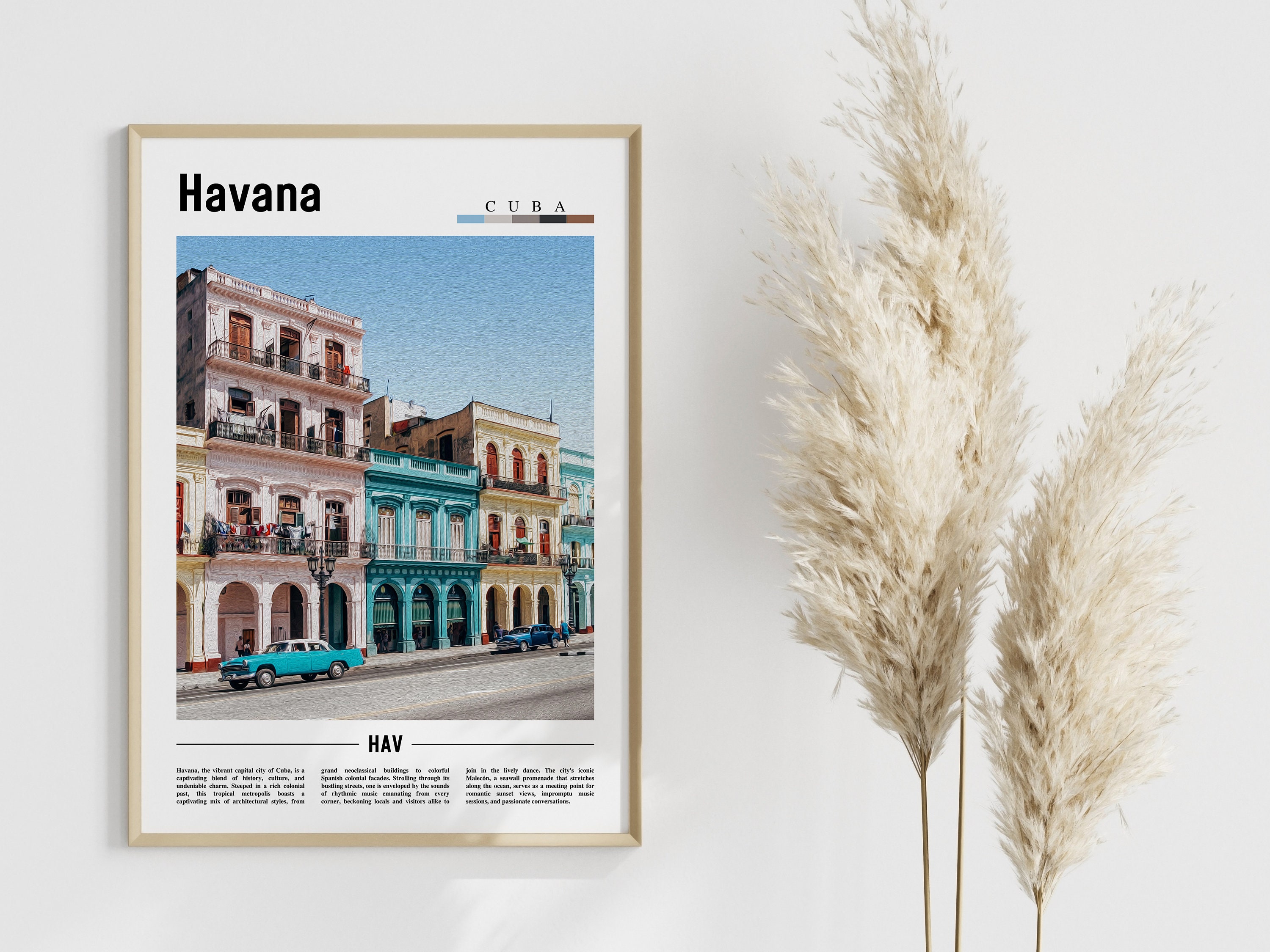 Havana Poster Havana Print Havana Wall Art Caribbean Photo - Etsy