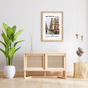 Upper West Side Print, Upper West Side Poster, Upper West Side Wall Art ...