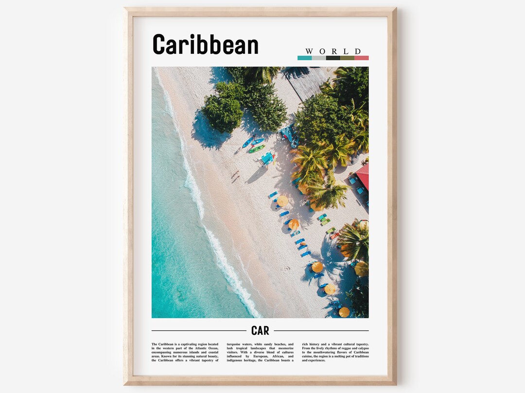 Caribbean Poster, Caribbean Print, Caribbean Wall Art, Caribbean Photo ...