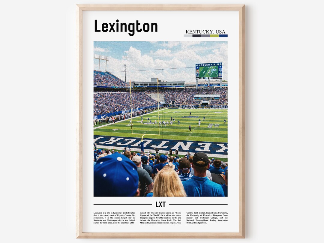 Lexington Poster, Lexington Print, Lexington Wall Art, United States ...