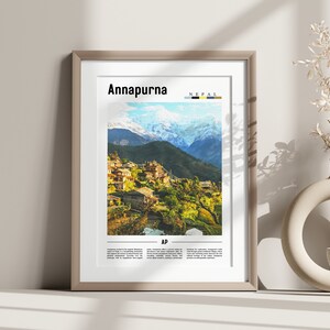 Annapurna Poster, Annapurna Print, Annapurna Wall Art, United States ...