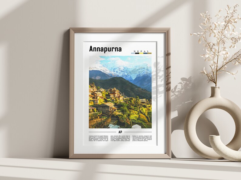 Annapurna Poster, Annapurna Print, Annapurna Wall Art, United States ...