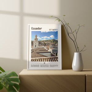 Ecuador Poster, Ecuador Print, Ecuador Wall Art, South America Poster ...