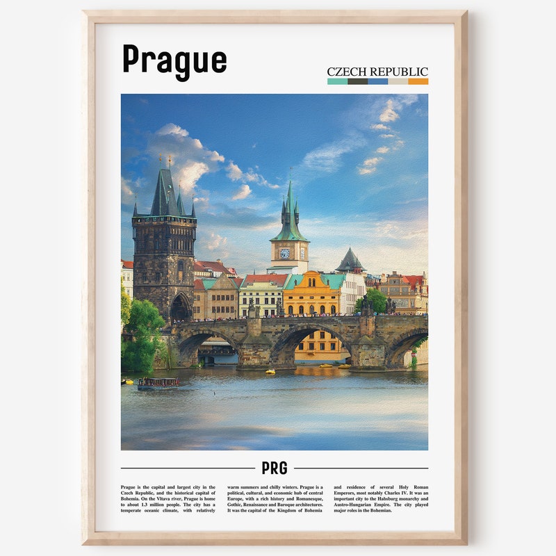 Prague Poster - Etsy
