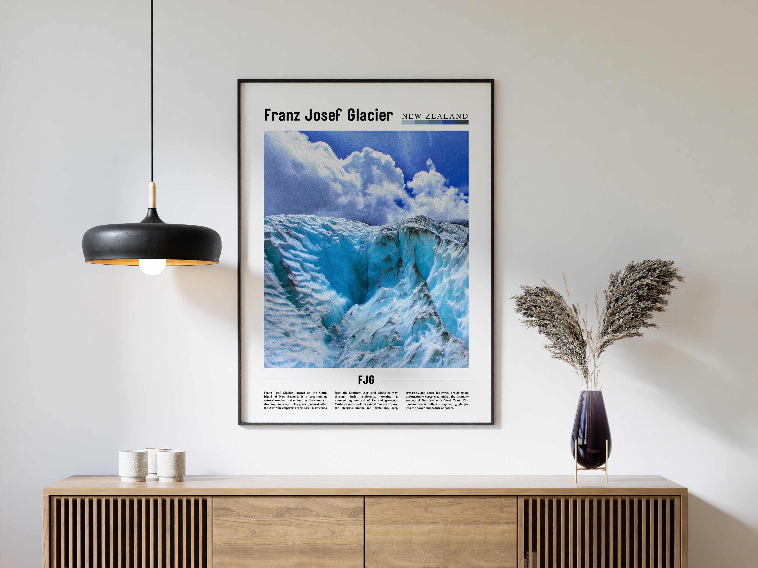 Franz Josef Glacier Poster Franz Josef Glacier Print Franz - Etsy