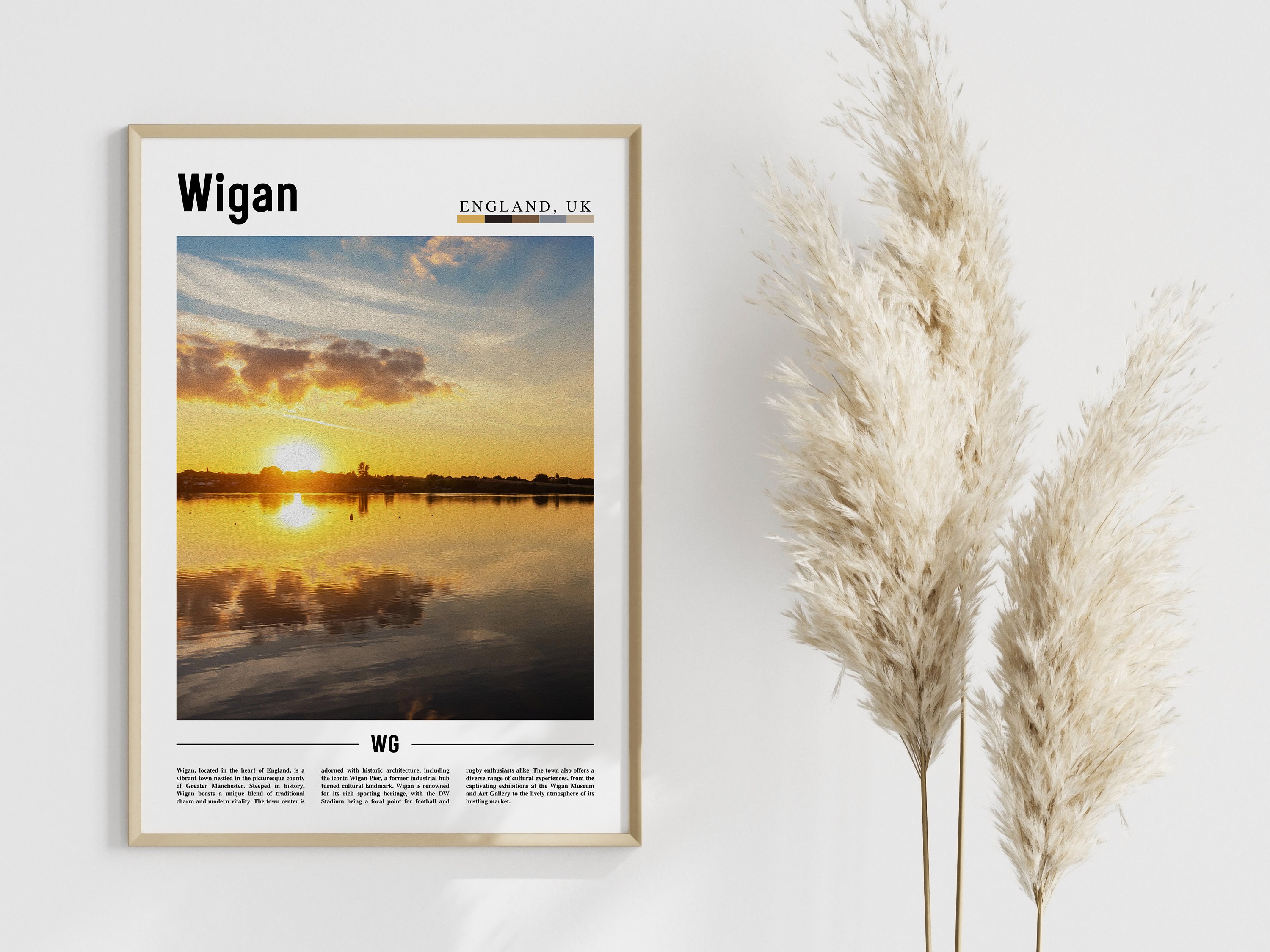 Wigan Poster, Wigan Print, Wigan Wall Art, Europe Photo, Europe Poster ...