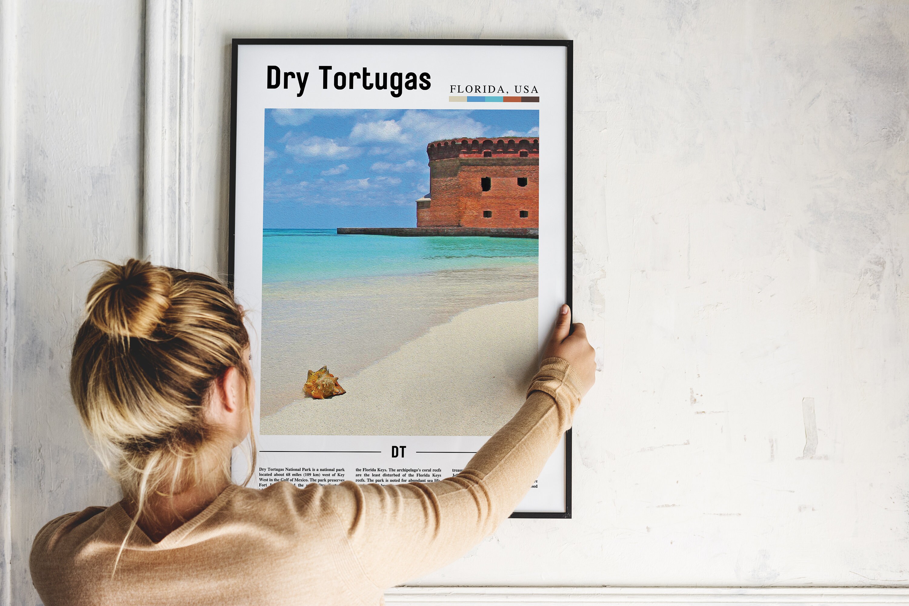 Dry Tortugas Print, Dry Tortugas Poster, Dry Tortugas Wall Art, Oil ...