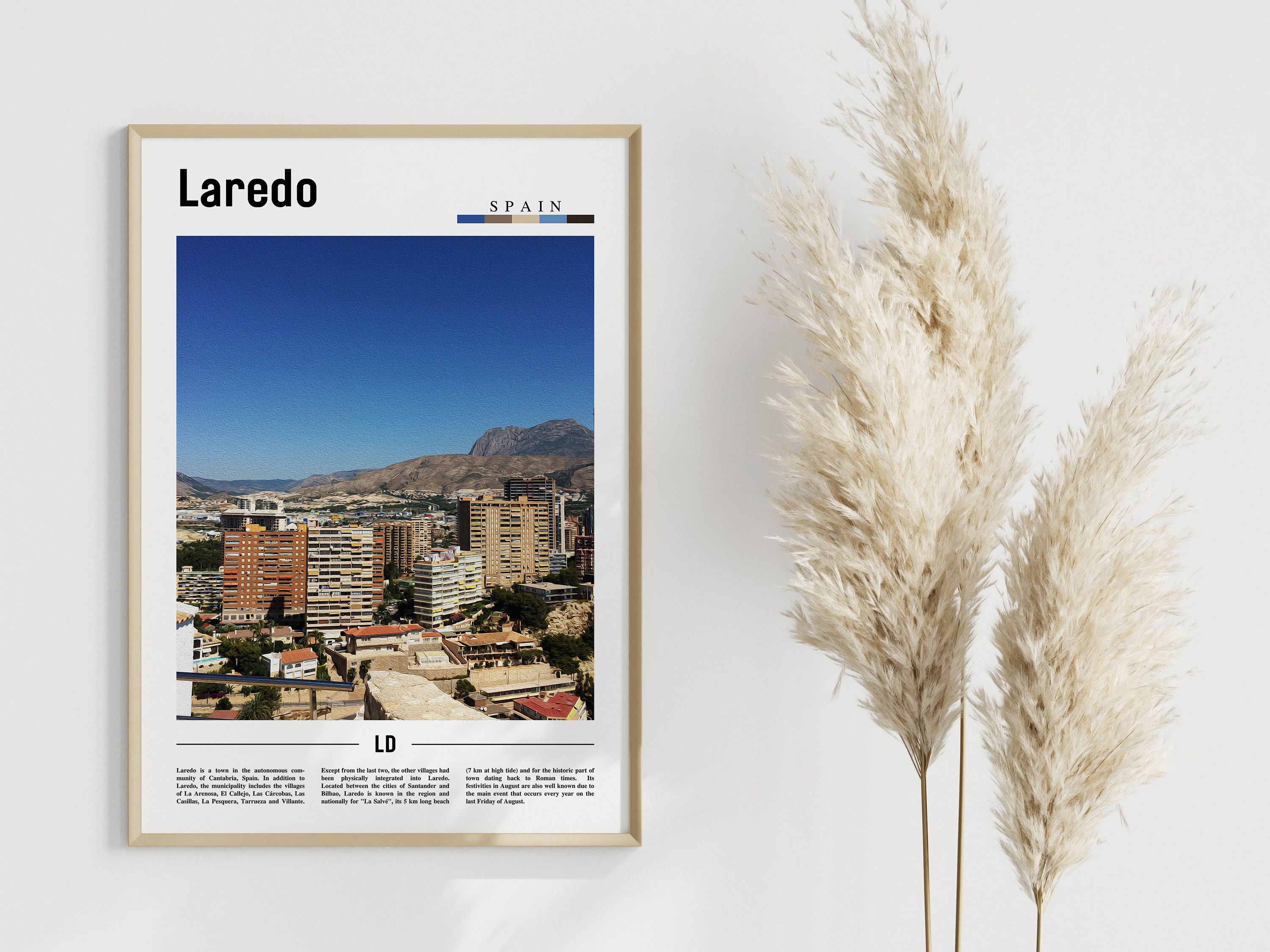 Laredo Poster, Laredo Print, Laredo Wall Art, Spain Photo, Spain Poster ...