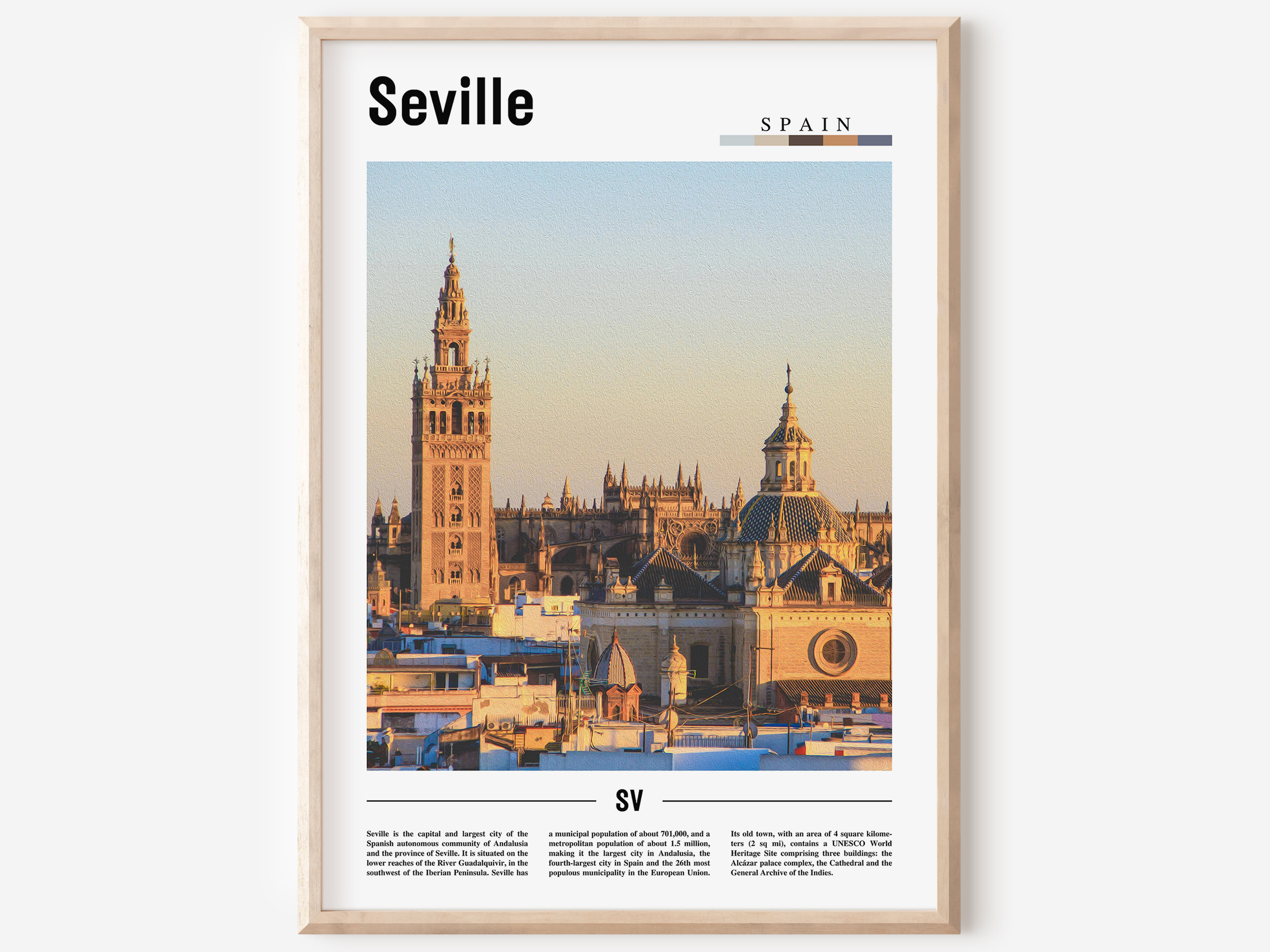 Seville Poster, Seville Print, Seville Wall Art, Spain Photo, Spain ...