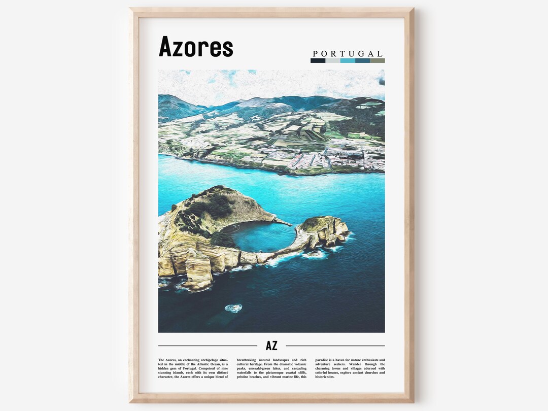 Azores Poster, Azores Print, Azores Wall Art, Europe Photo, Europe ...