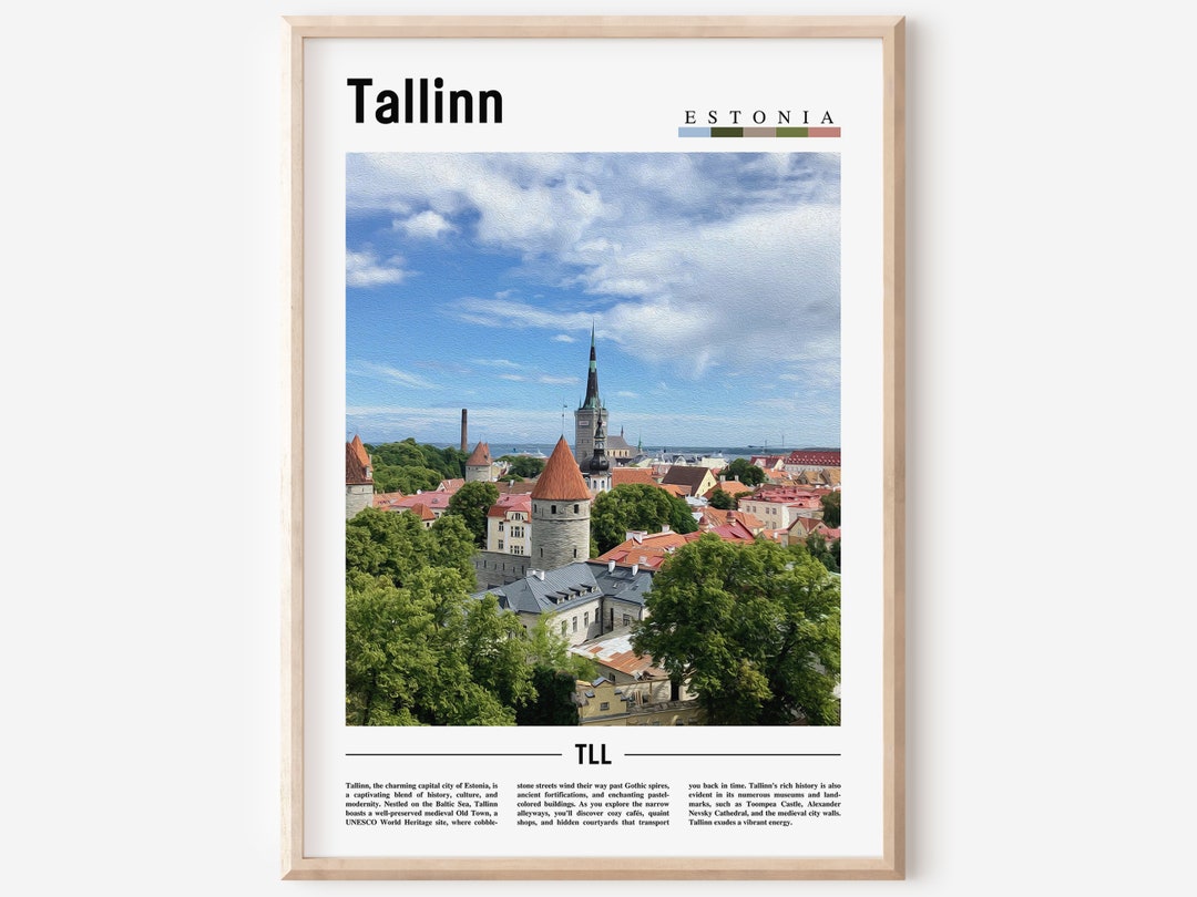 Tallinn Poster, Tallinn Print, Tallinn Wall Art, Europe Photo, Europe ...
