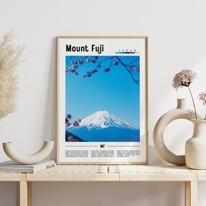 Mount Fuji Poster, Mount Fuji Print, Mount Fuji Wall Art, Asia Print, Asia Poster, Asia Photo ...