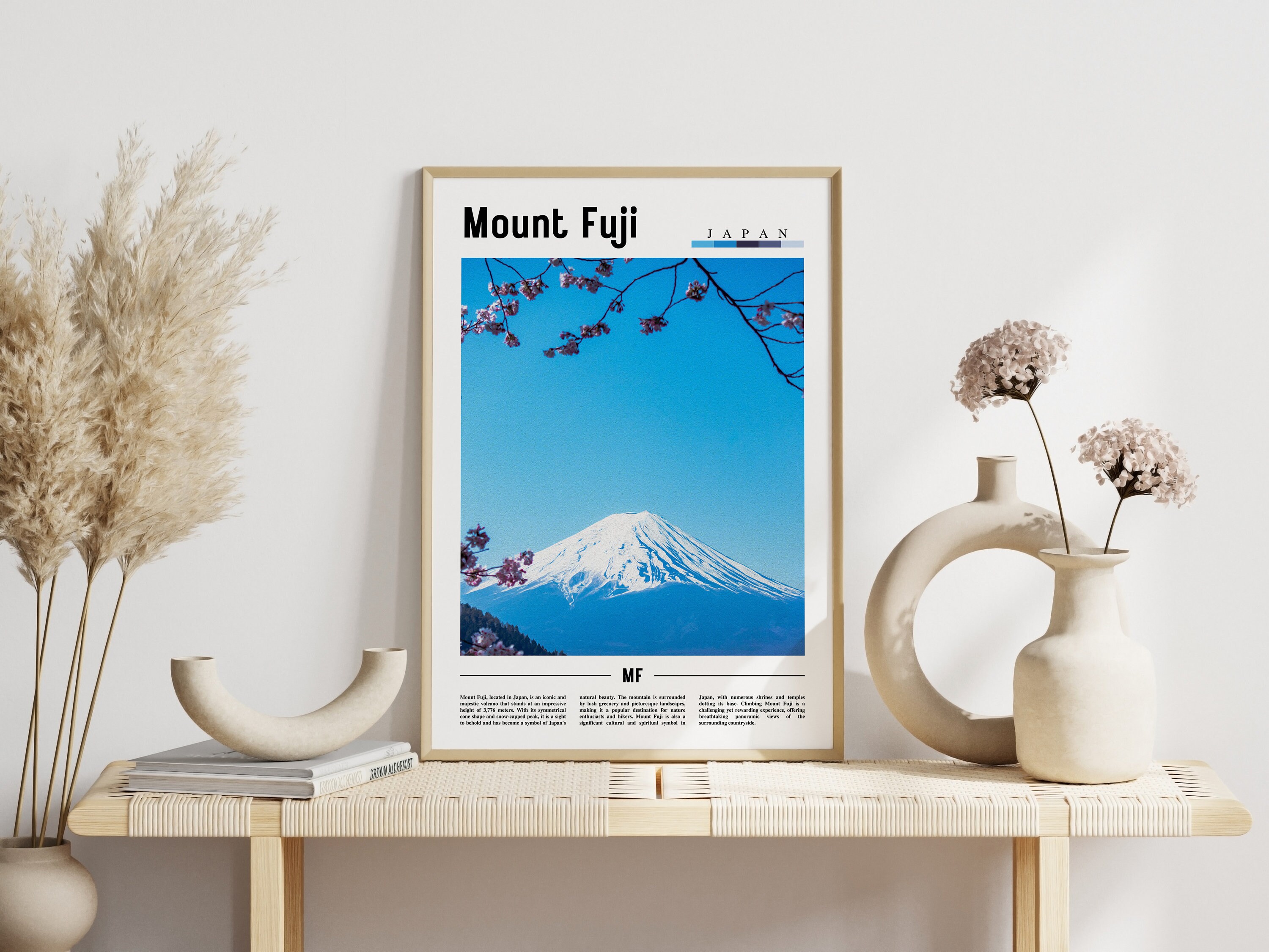 Mount Fuji Poster, Mount Fuji Print, Mount Fuji Wall Art, Asia Print ...