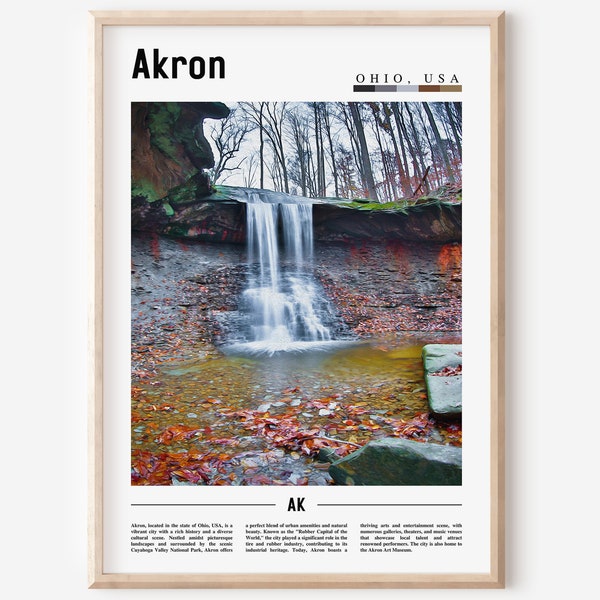 Akron Wall Art - Etsy