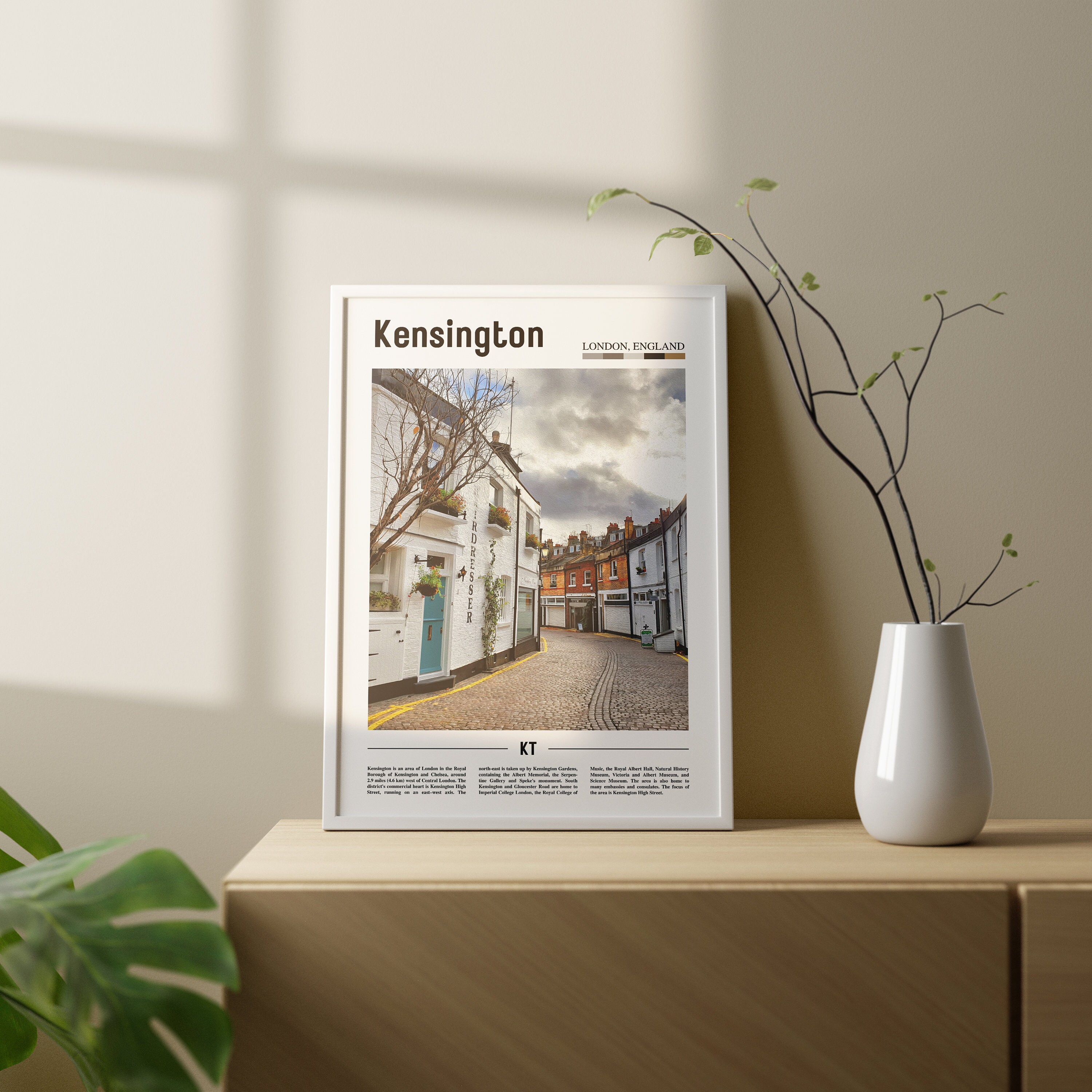 Kensington Print Kensington Poster Kensington Wall Art Minimal kensington-print-kensington-poster-kensington-wall-art-minimal
