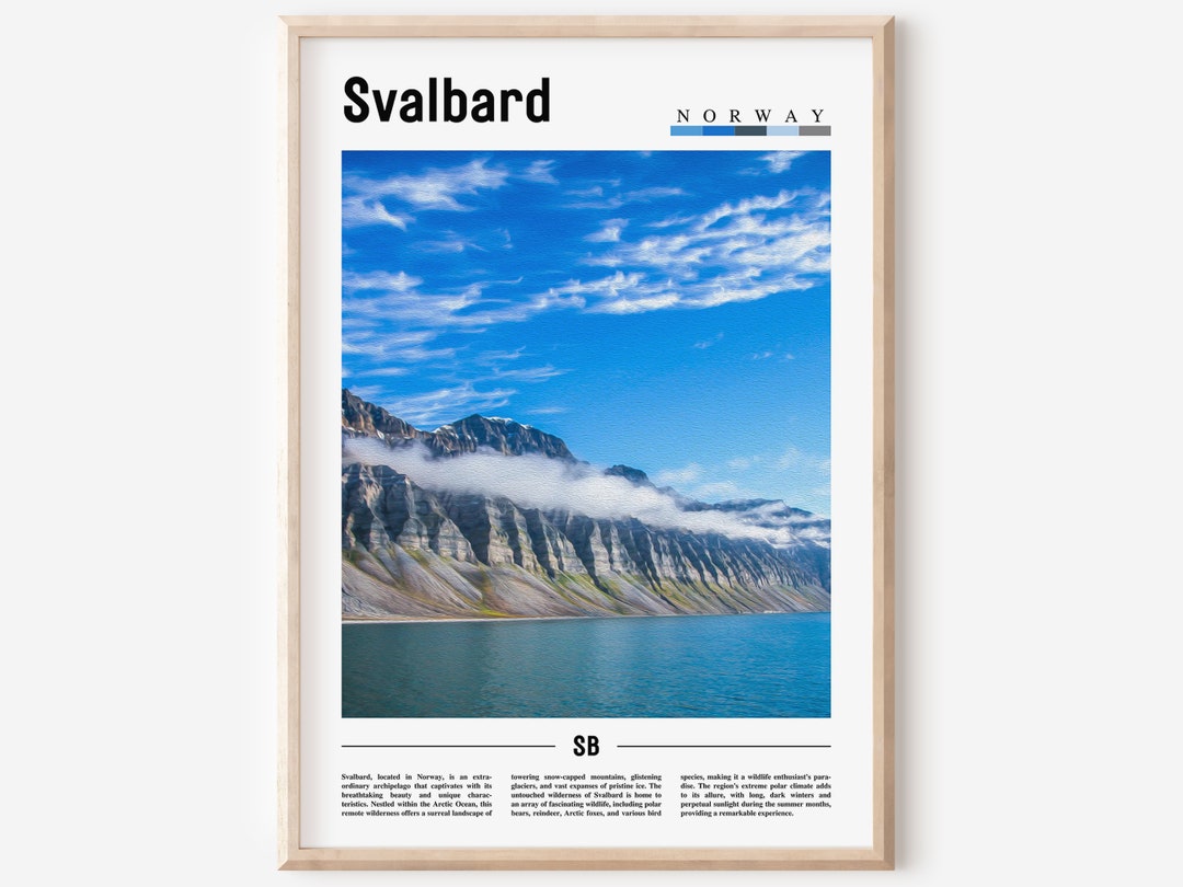 Svalbard Poster, Svalbard Print, Svalbard Wall Art, Europe Photo ...