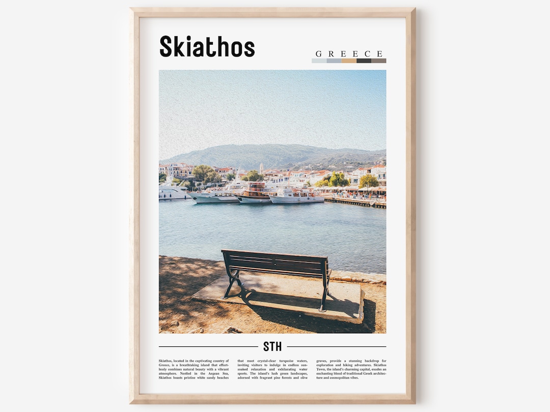 Skiathos Poster, Skiathos Print, Skiathos Wall Art, Europe Photo ...