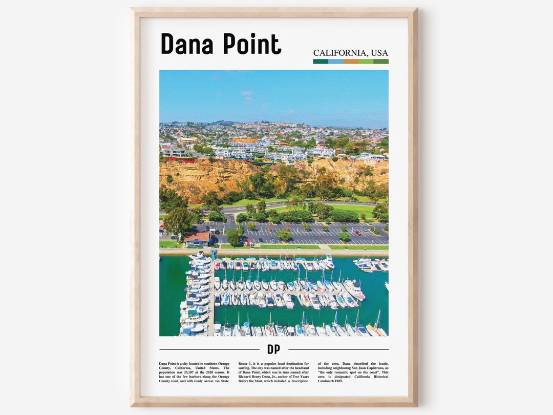 Dana Point Print, Dana Point Poster, Dana Point Wall Art, Oil Painting ...