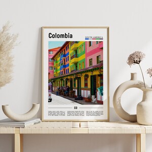 Colombia Poster, Colombia Print, Colombia Wall Art, South America ...