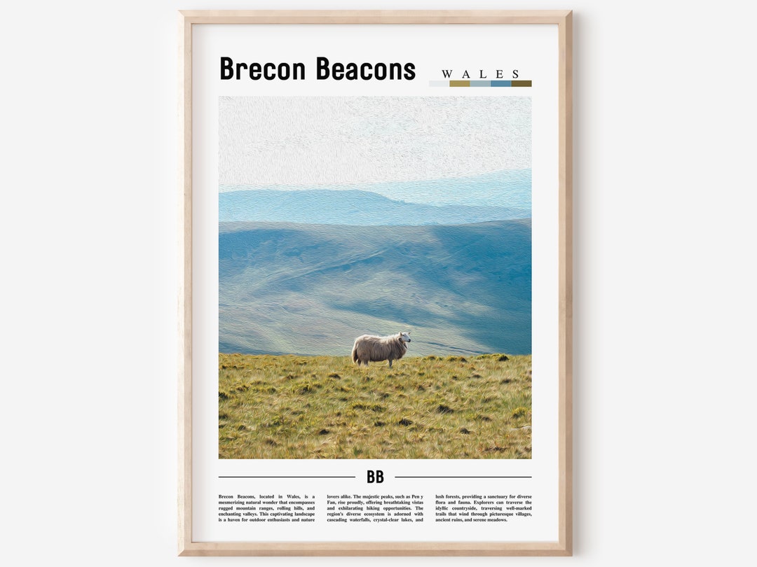 Brecon Beacons Poster, Brecon Beacons Print, Brecon Beacons Wall Art ...