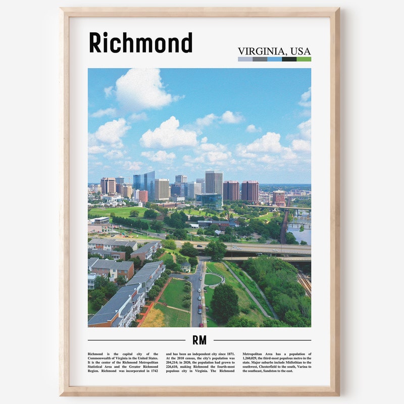 Richmond Poster - Etsy