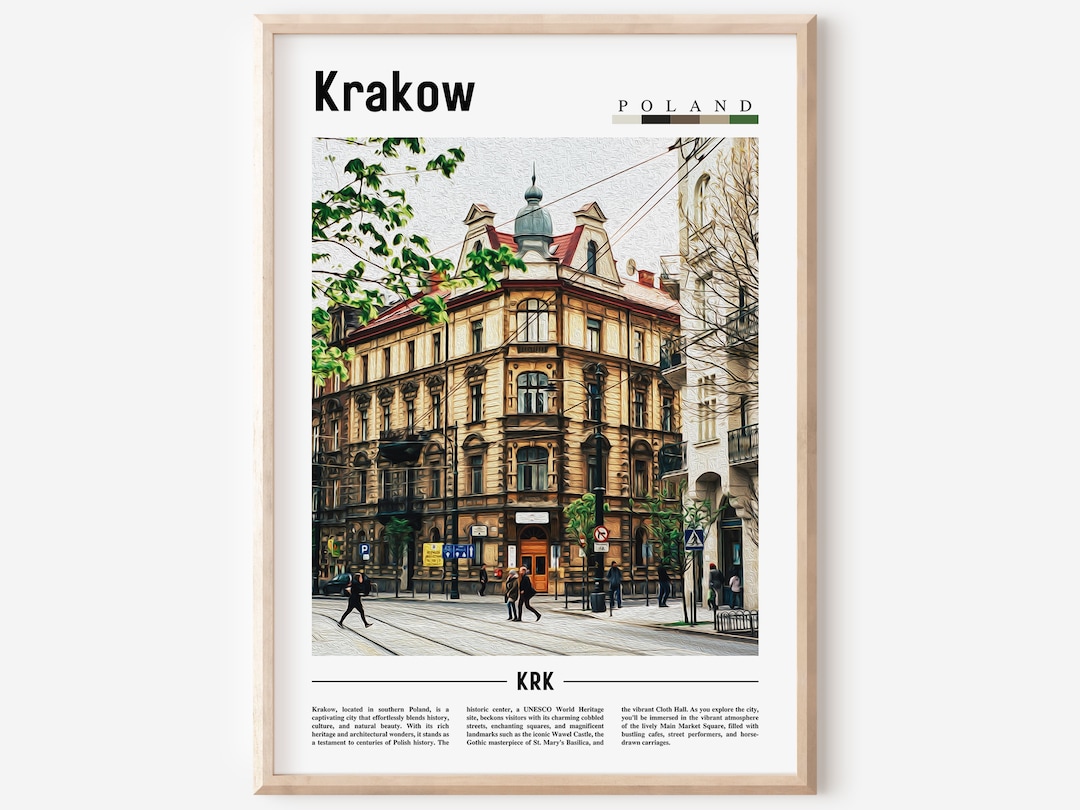Krakow Poster, Krakow Print, Krakow Wall Art, Europe Photo, Europe ...