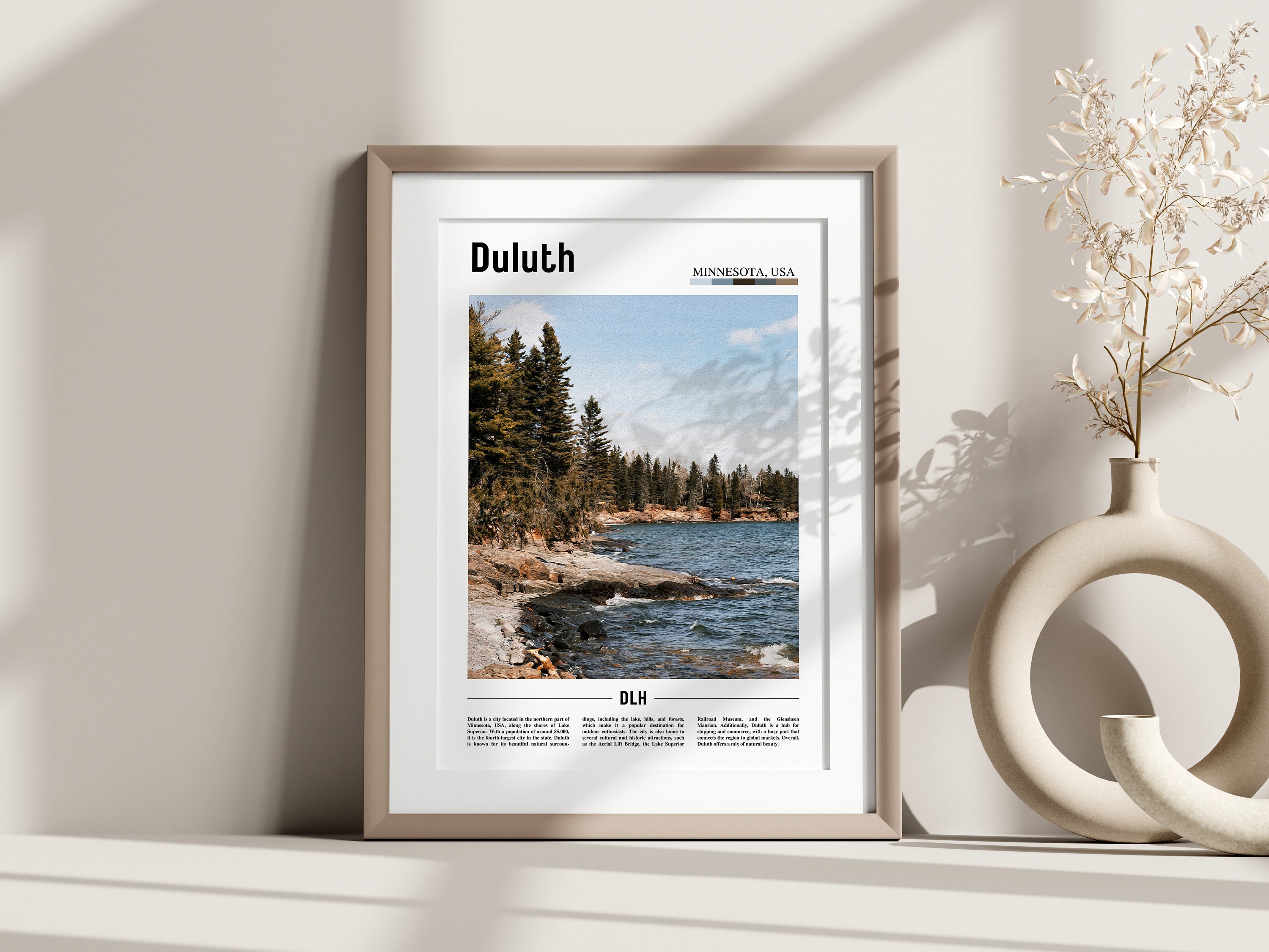Duluth Poster, Duluth Print, Duluth Wall Art, United States Photo ...