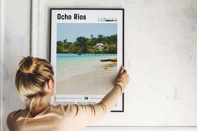 Ocho Rios Poster, Ocho Rios Print, Ocho Rios Wall Art, Caribbean Photo ...